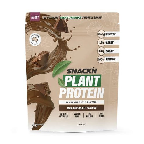 Snackn' Plant Protein Milk Chocolate Flavour - 450g – Low Carb Emporium ...