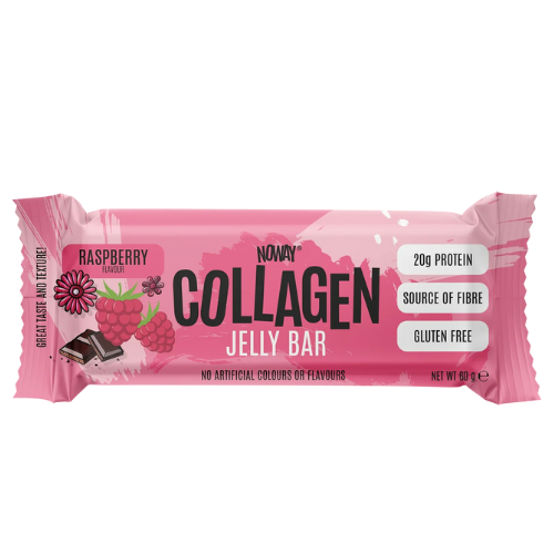 Noway Collagen Jelly Raspberry Bar - 60g – Low Carb Emporium Australia