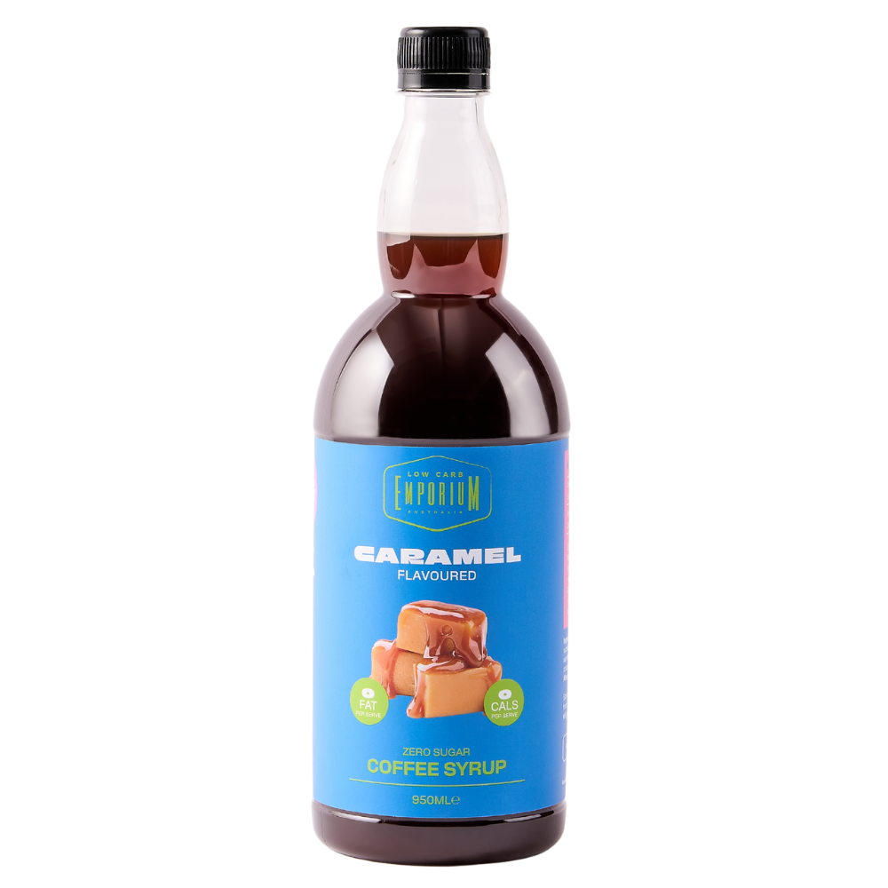 Low Carb Emporium Caramel Flavoured Zero Sugar Syrup - 950mL — Low Carb ...