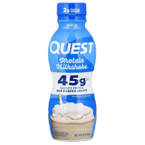 Quest - Protein Milk Shake 45g protein - Vanilla - 414mL — Low Carb Emporium Australia