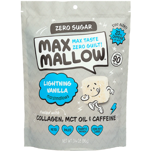 Max Mallow Lightning Vanilla Sugar-Free Marshmallow - 96g — Low Carb ...