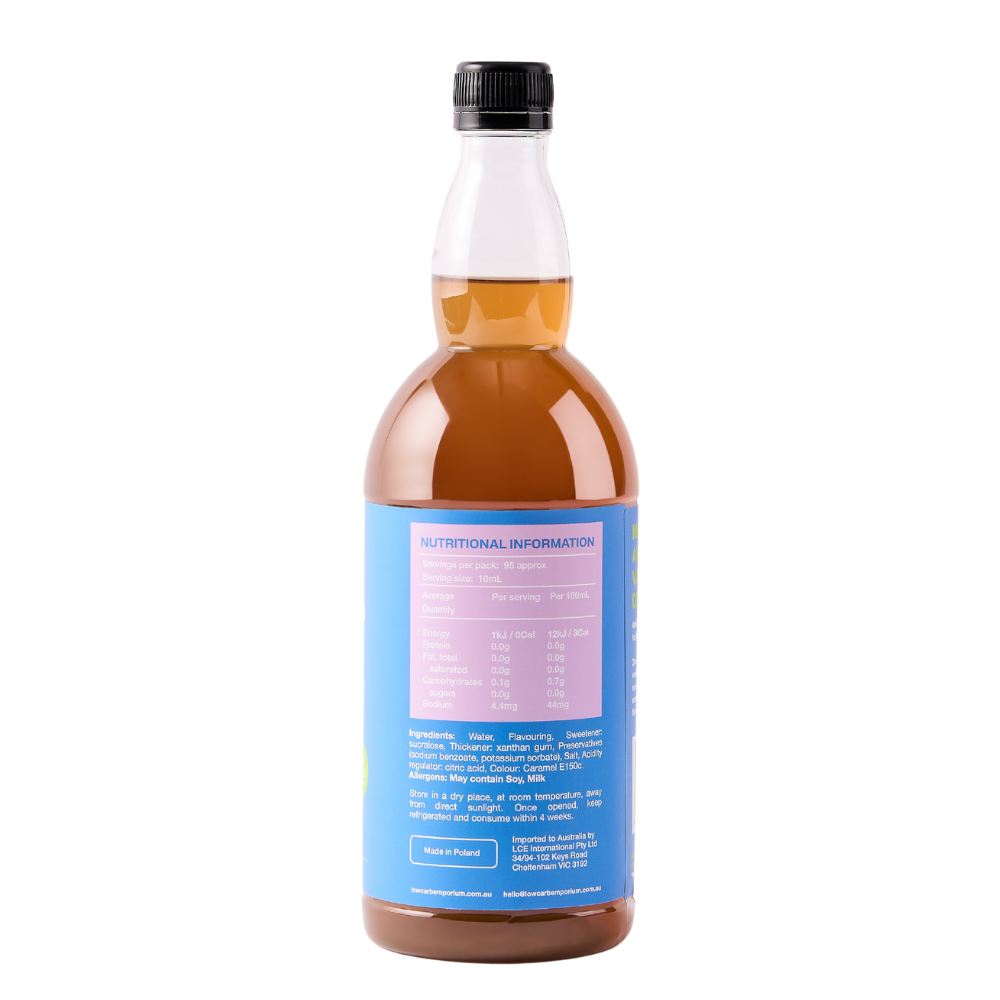 Low Carb Emporium Vanilla Flavoured Zero Sugar Coffee Syrup - 950mL ...