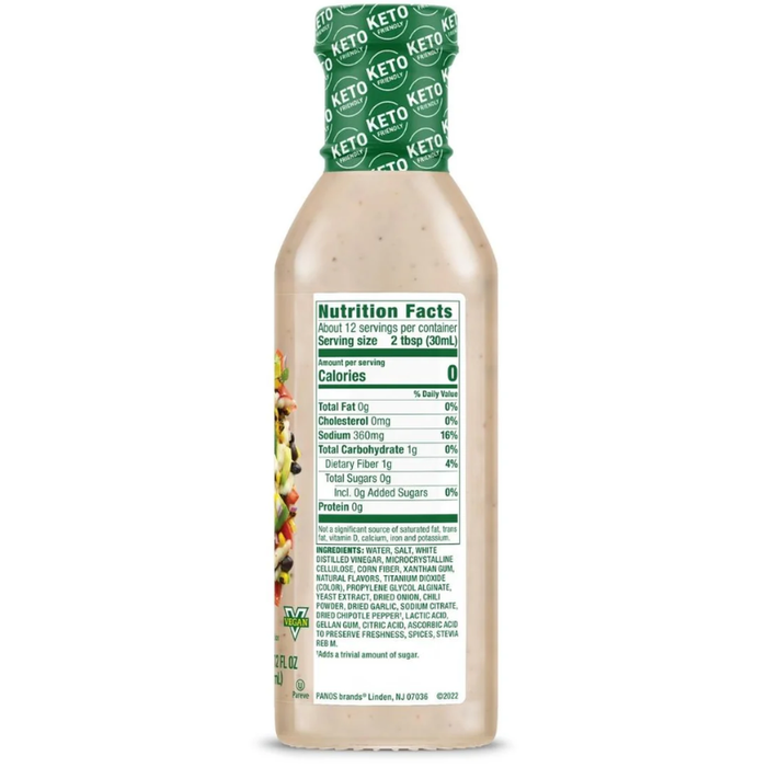 Walden Farms Chipotle Ranch Dressing - 12oz (340g) — Low Carb Emporium ...