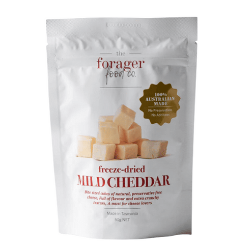 The Forager Food Co - Freeze Dried Mild Cheddar - 50g – Low Carb ...
