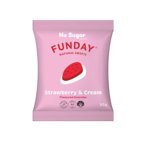 Funday Strawberry & Cream Gummies - 50g – Low Carb Emporium Australia