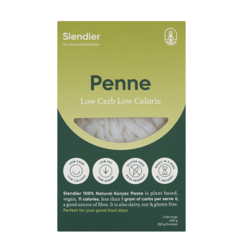 Slendier Konjac Penne – Low Carb Emporium Australia