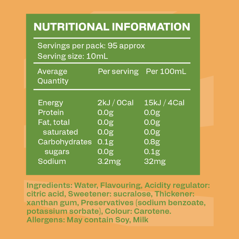 Sugar Free Peach Syrup - Zero Calorie | Low Carb Emporium — Low Carb ...