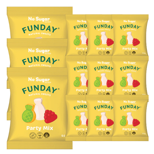 BULK Funday Party Mix Gummies - 50g x 12 – Low Carb Emporium Australia