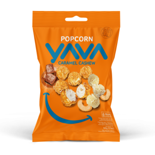 Yava Popcorn Caramel Cashew - 60g – Low Carb Emporium Australia