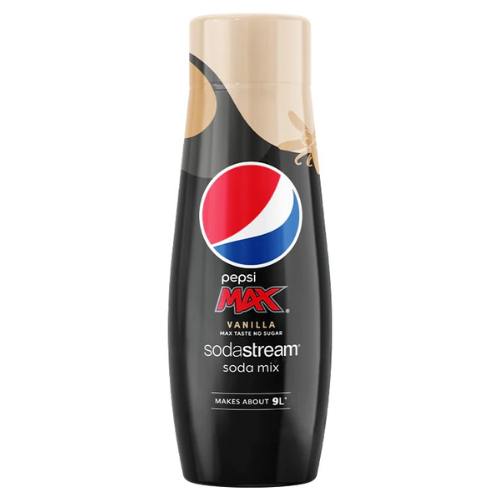 Pepsi Max Vanilla Sodastream Soda Mix - 440mL – Low Carb Emporium Australia